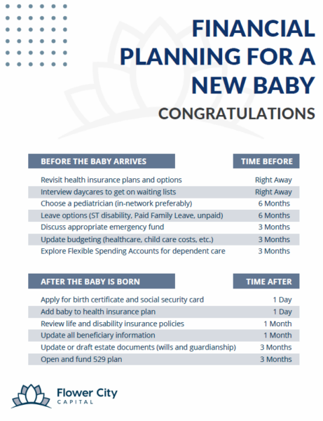 Financial Planning for a New Baby | Flower City Capital